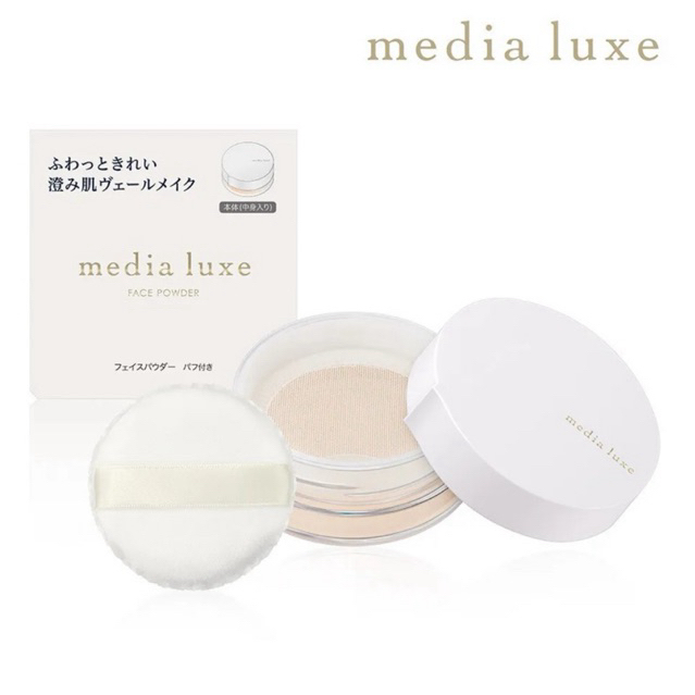 KANEBO MEDIA LUXE FACE POWDER แป้งฝุ่น Mineral Pearl Makeup Loose Face ...