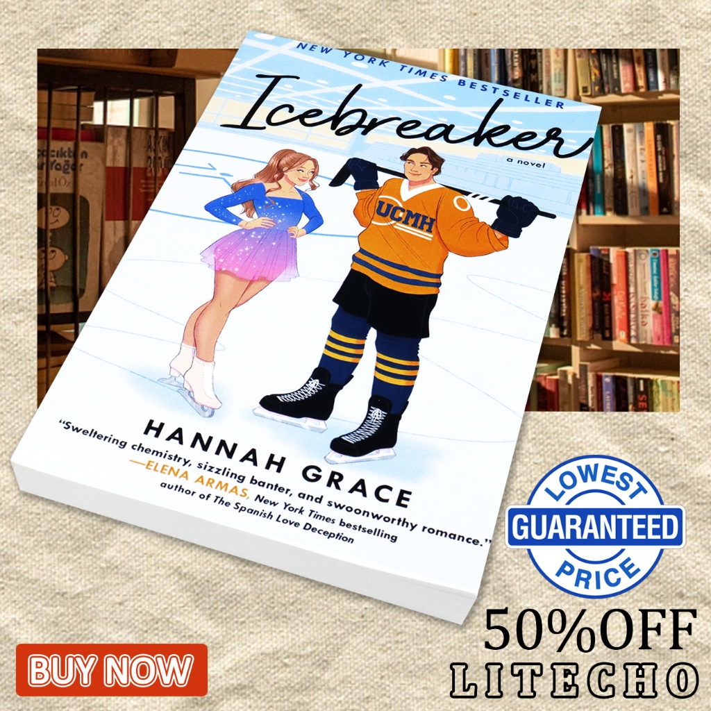 【English Book】Icebreaker By Hannah Grace Figure Skaters and Hockey Captain Romantic Love Novels ...