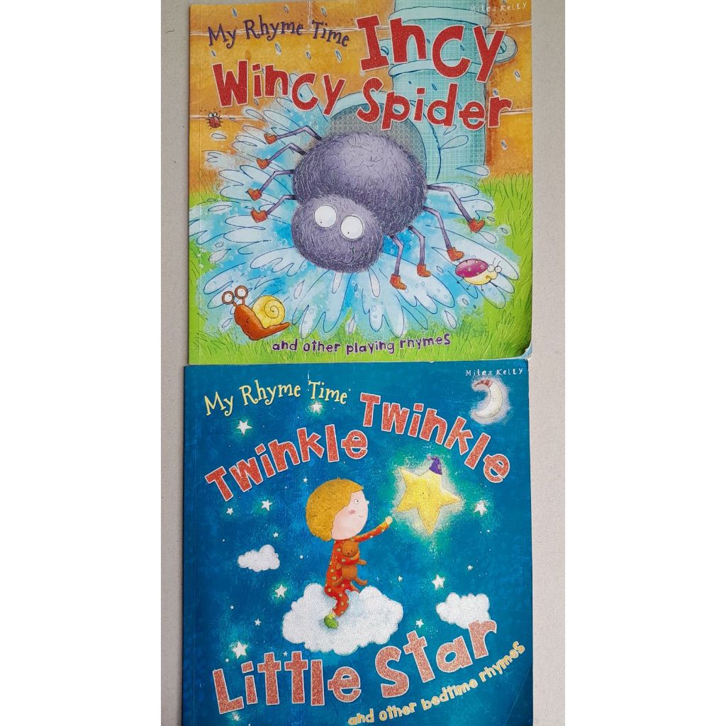 p35-1 Incy Wincy Spider, Twinkle Twinkle Little Star Picture Book ...