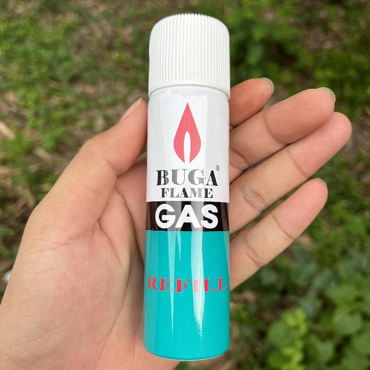 BUGA GAS แก๊สบูก้าอย่างดี บูก้าแก๊ส แก๊สบูก้า กระป๋องเล็ก 10 กระป๋อง ...