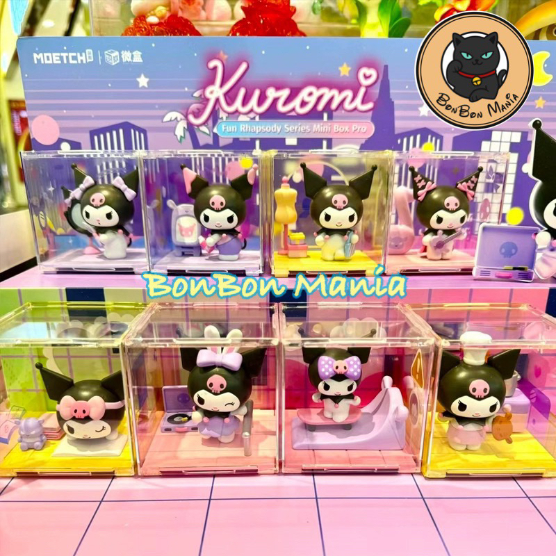 [แบบสุ่ม]🎸Moetch Sanrio Kuromi Fun Rhapsody series Mini Box Pro blind ...