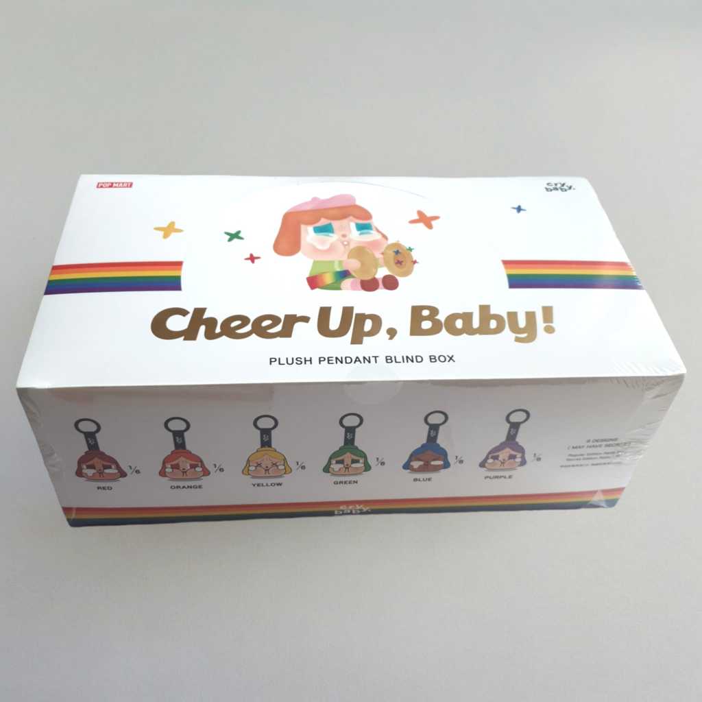 POPMART CRYBABY CHEER UP BABY! SERIES-Plush Pendant Blind Box ไม่แกะซีล ...