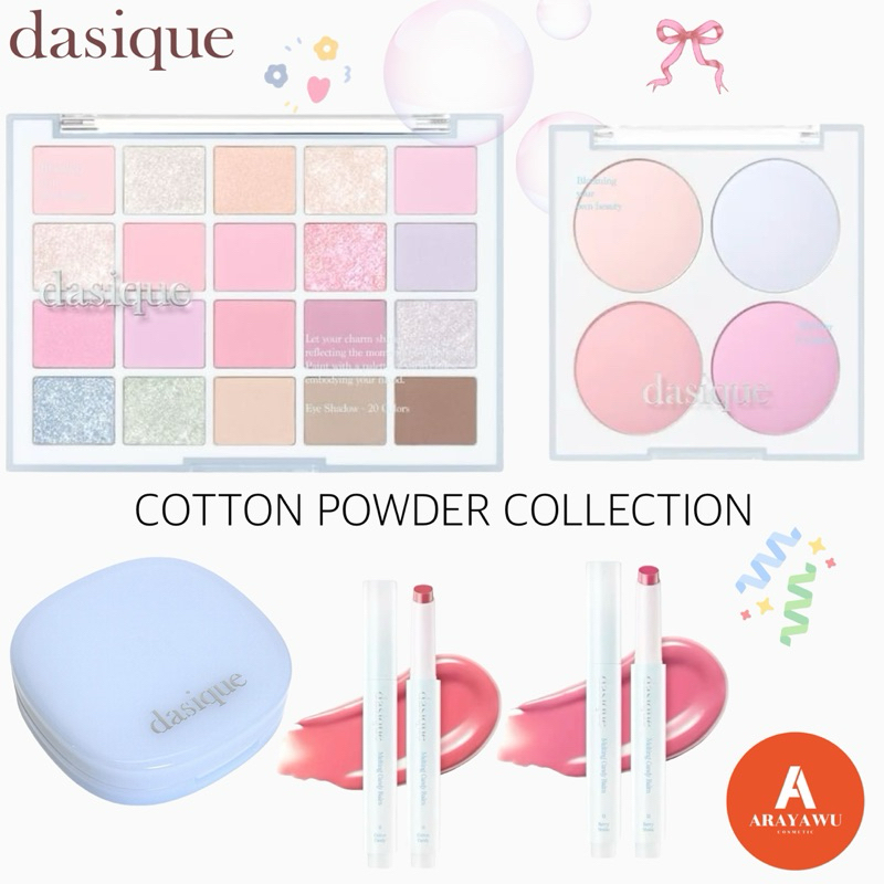 ( แท้/พร้อมส่ง) DASIQUE COTTON POWDER COLLECTION PALETTE 💠🩵 | Shopee ...
