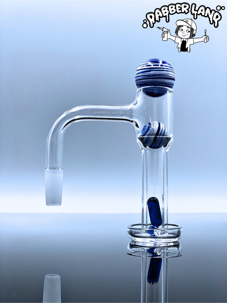 White Shade Terp Marble Set 24mm Carb Cap For Quartz Banger ลูกแก้วหมุน ...
