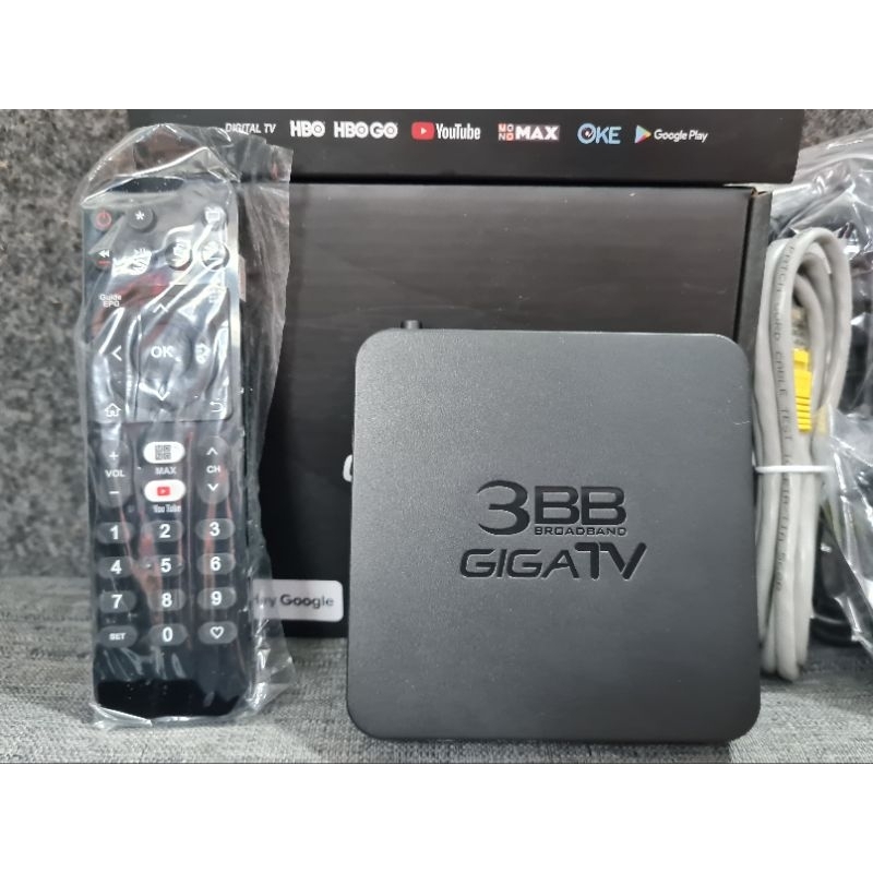(มือ1/มือ2) กล่อง 3BB GigaTV อัพเป็น Android 12 แล้ว (รีโมทใหม่) | Shopee Thailand