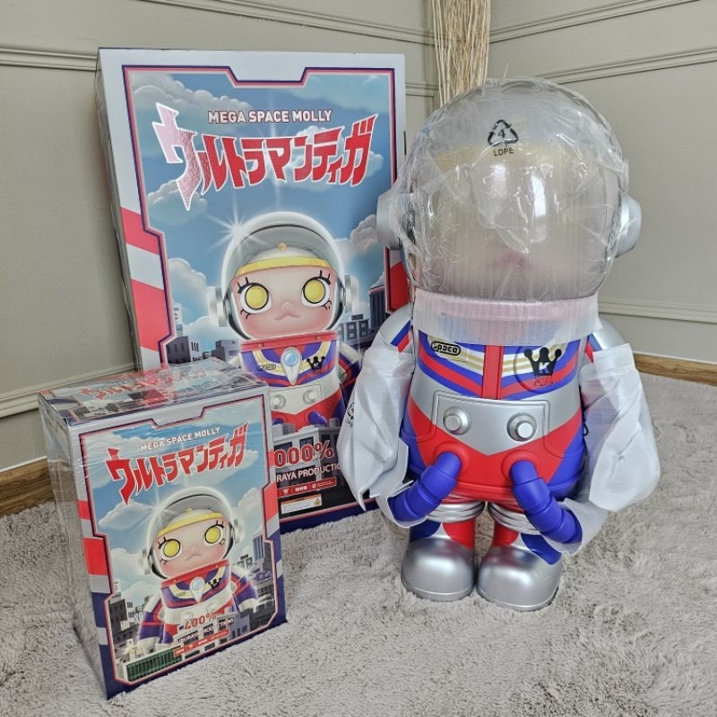 พร้อมส่ง ของใหม่ MOLLY MEGA SPACE ULTRAMAN 1000% | Shopee Thailand