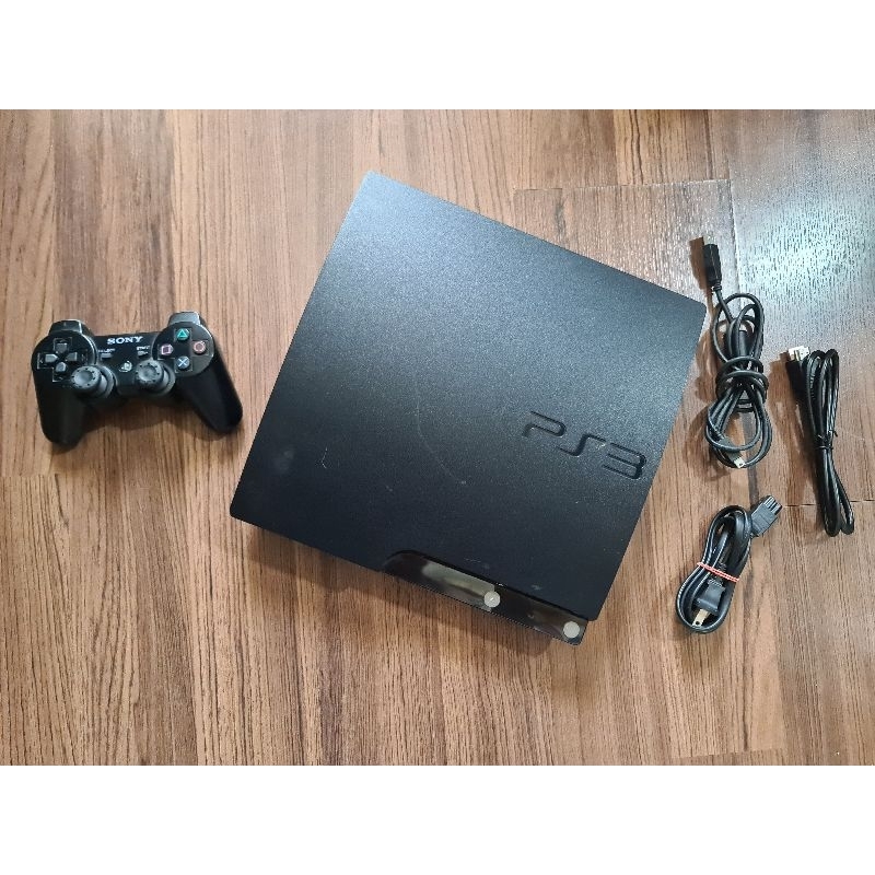 เครื่อง PlayStation 3 (PS3) รุ่น slim 500 GB แปลงแล้วอุปกรณ์ครบพร้อมเล่น | Shopee Thailand
