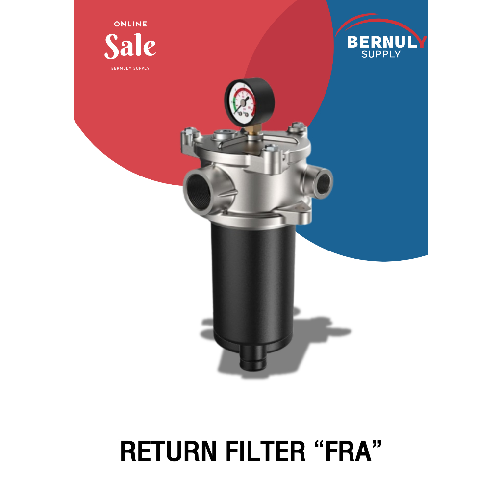 Return Filter กรองขากลับ UFI รุ่น FRA พร้อม Pressure gauge ของแท้ จาก ...