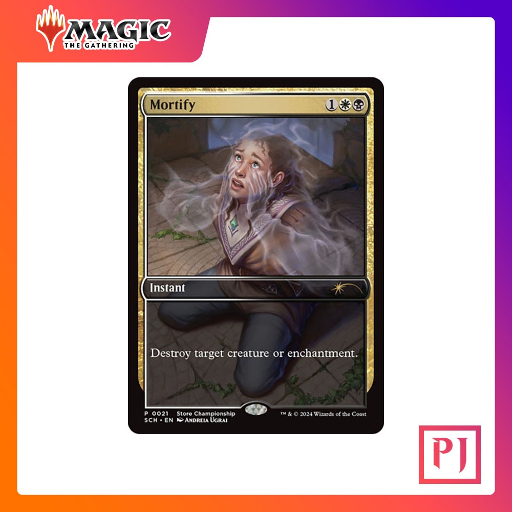 [MTG] Mortify (Store Championship) (Full Art) [SCH] [MULTI] [RARE] [NORMAL] [ENG] (การ์ดเมจิค ...