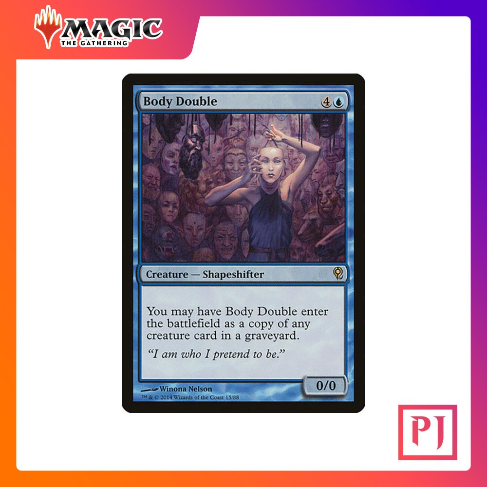 [MTG] Body Double [DDM] [BLUE] [RARE] [NORMAL] [ENG] (การ์ดเมจิค ...