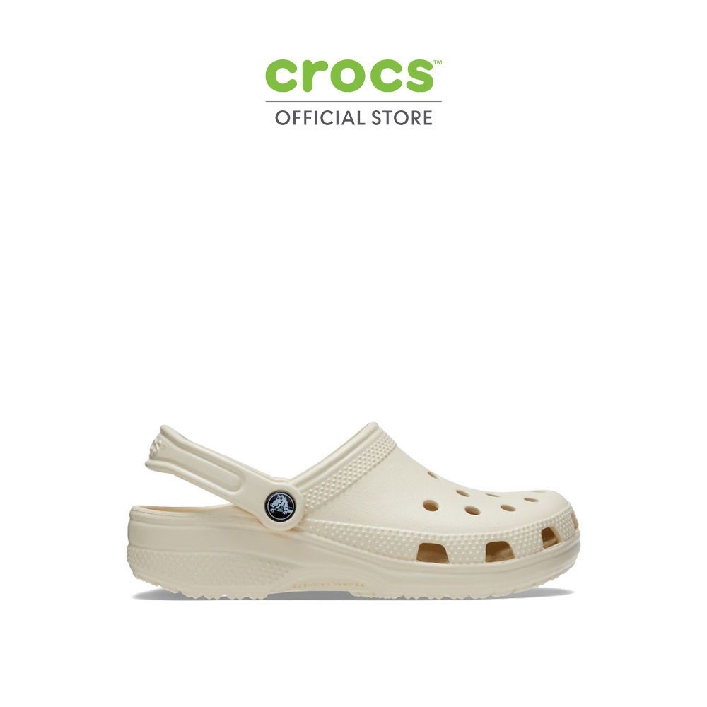 CROCS รองเท้าลำลองผู้ใหญ่ CLASSIC CLOG รุ่น 100014NS - bone，black,white ...