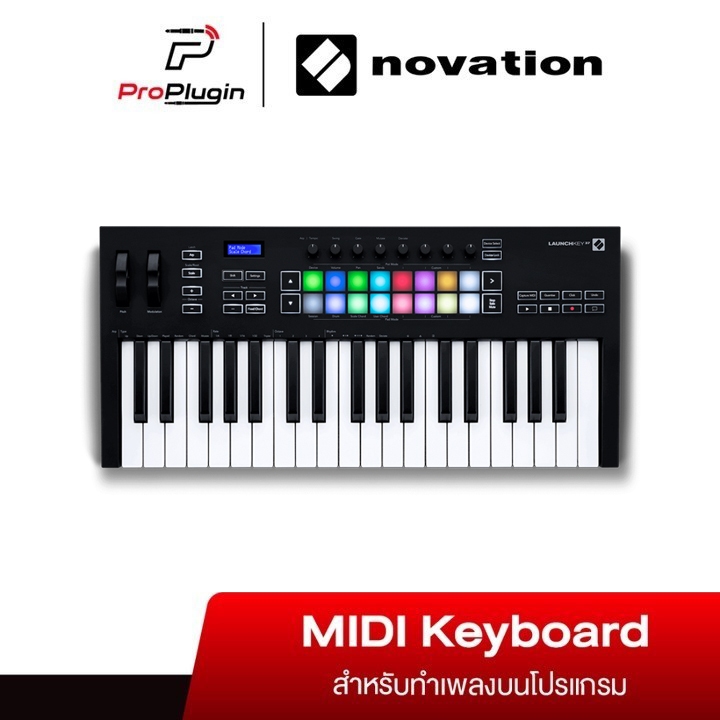 Novation LAUNCHKEY37MK3 มิดี้คีย์บอร์ดใบ้ 37 Key แบบ USB Midi Keyboard Controller (ProPlugin ...