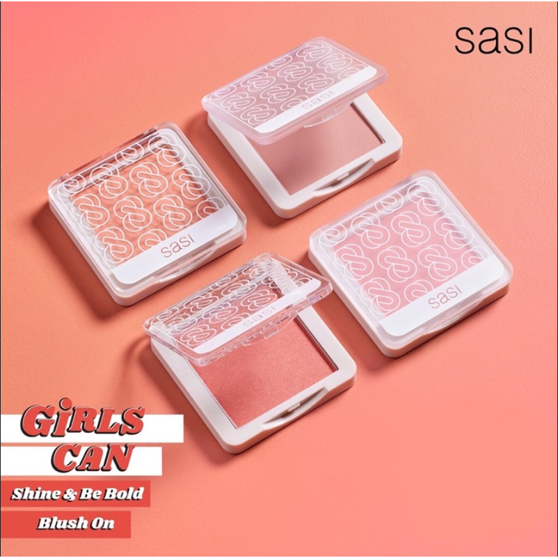 Sasi Girls Can Shine Be Bold Blush On 6g. ศศิ เกิร์ล แคน ไชน์ บี โบลด์ บลัชออน 6 กรัม ของแท้ ...