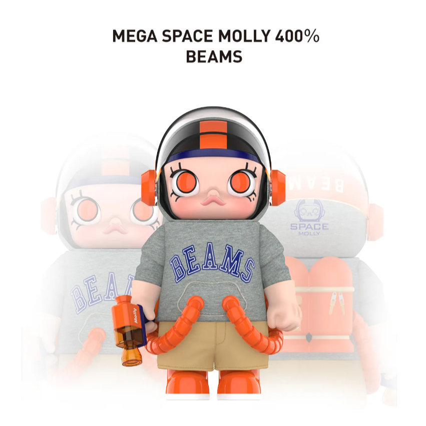 พร้อมส่งที่ไทย ไม่ต้องรอ แท้ 💯% !!!!! Pop Mart Space Molly Beam 400% ...