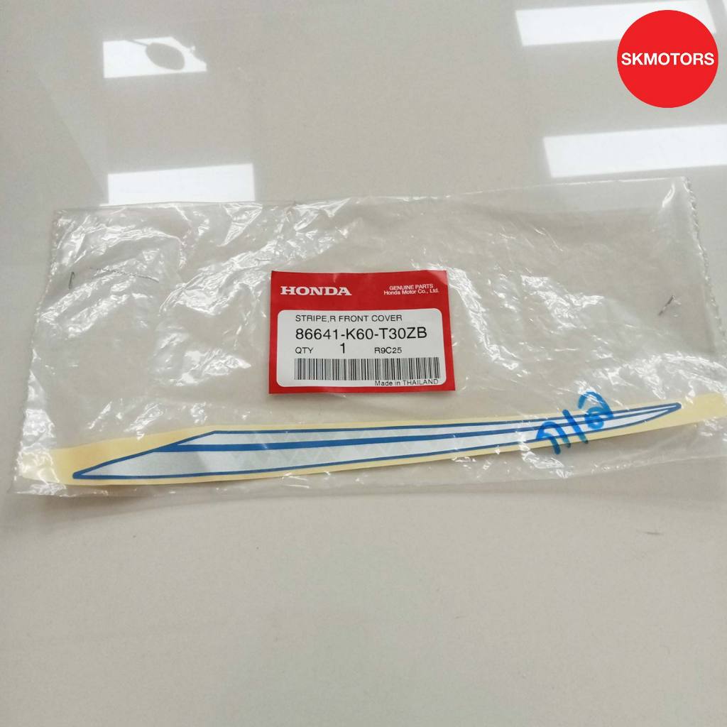 สติ๊กเกอร์ติดฝาครอบไฟหน้าด้านขวา รหัสสินค้า 86641-K60-T30ZB สำหรับรถ ...