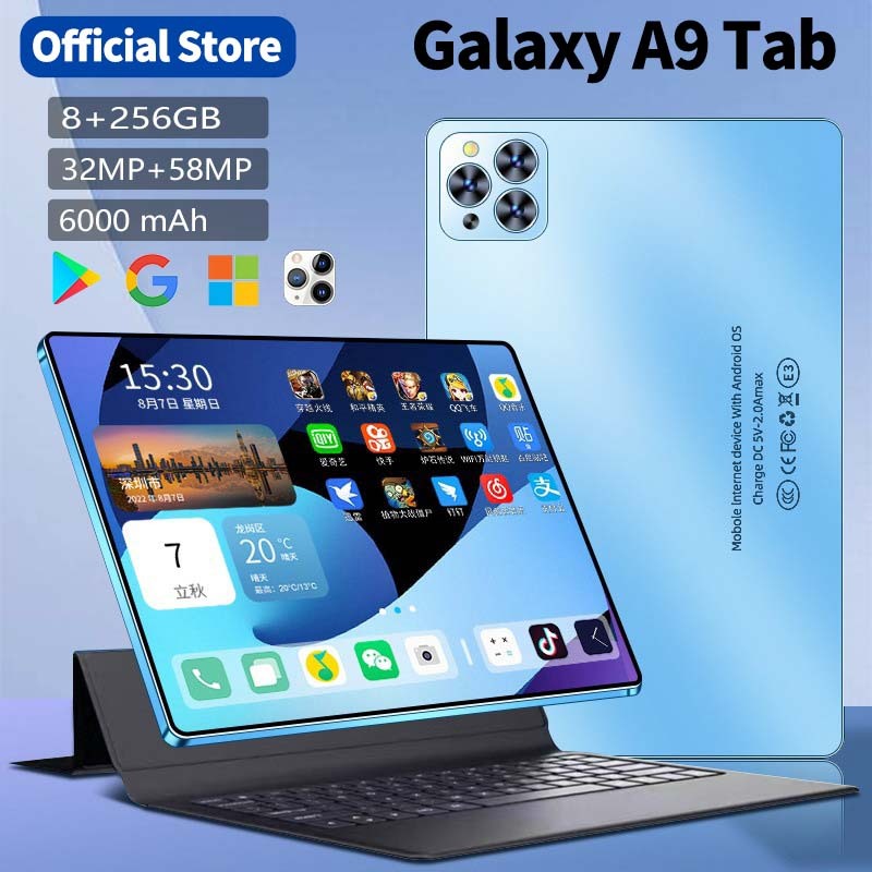 【เคสป้องกันฟรี COD】แท็บเล็ต Galaxy A9 Tablet ต้นฉบับ 11.6inch 12+512GB ...