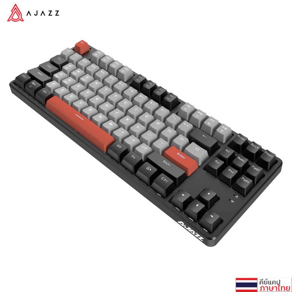 (Ajazz AK871) คีย์บอร์ดเกมมิ่ง Californai sunset blue switch ...