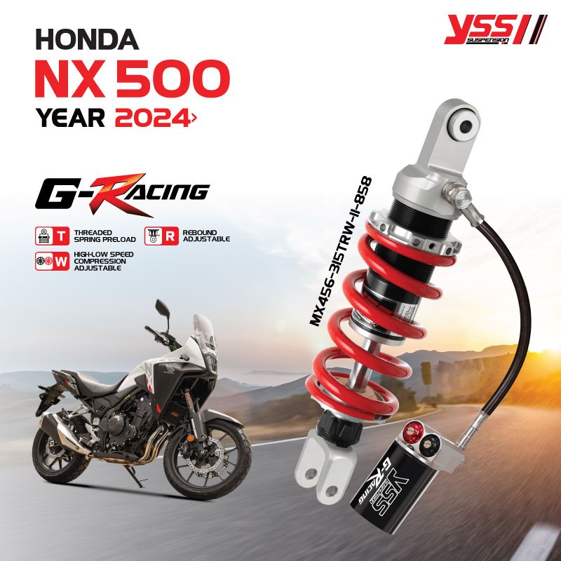 โช้คอัพ YSS สำหรับ HONDA NX500 ปี 2024 | Shopee Thailand