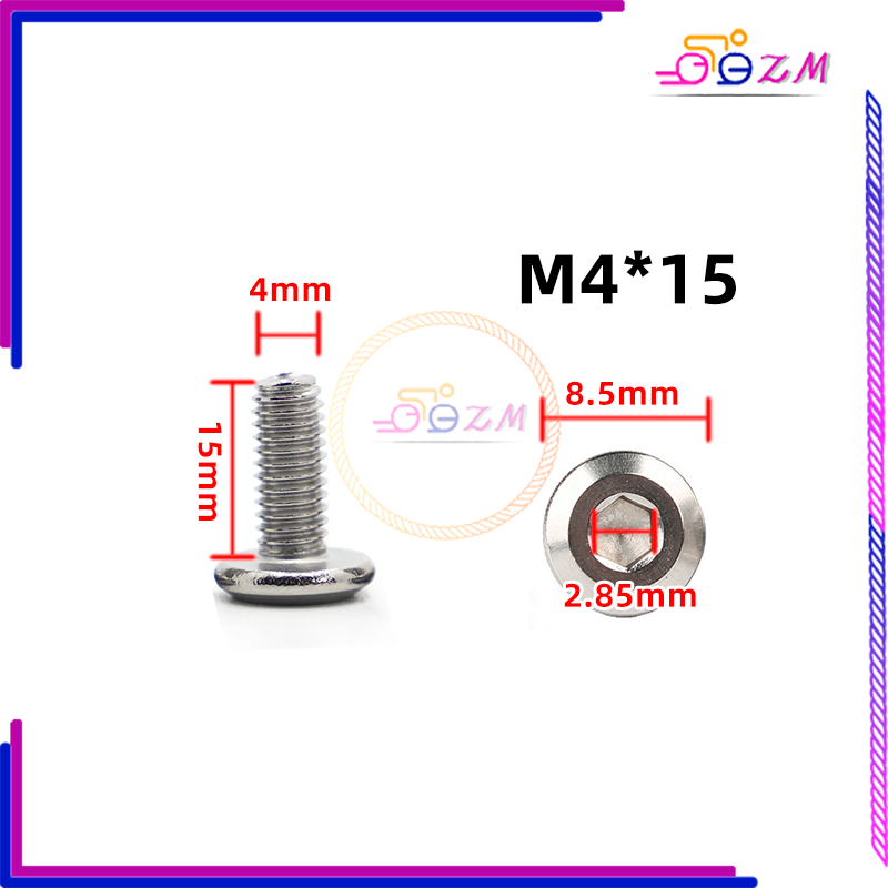 น๊อตคอนโซล สกรูหัวจมหกเหลี่ยม M4/M5/M6ขนาดเป็นตัวเลือสแตนเลส 304 ด้าย ...