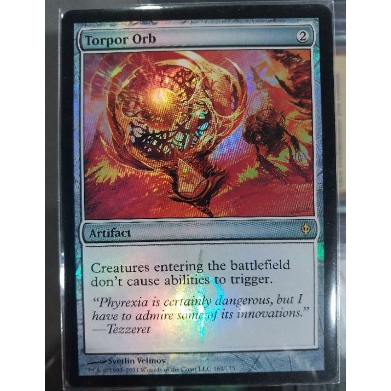 MTG Singles Torpor Orb foil สภาพ NM | Shopee Thailand