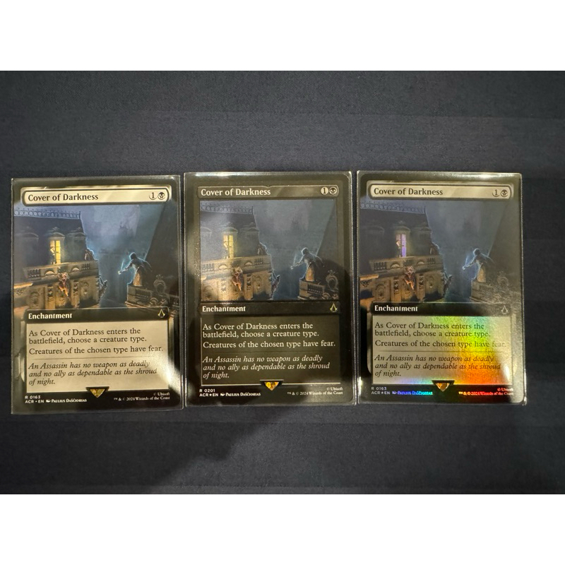 MTG Universes Beyond: Assassin's Creed Variants: Cover of Darkness ...