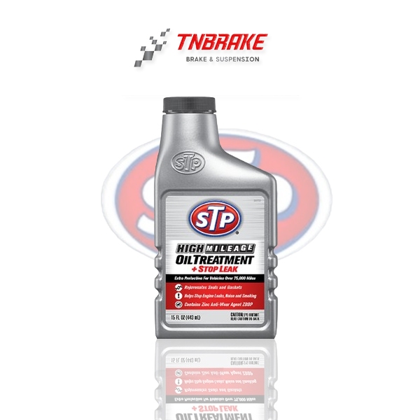 STP หัวเชื้อน้ำมันเครื่องสูตรหยุดการรั่วซึม เบนซิน ดีเซล High Mileage ...