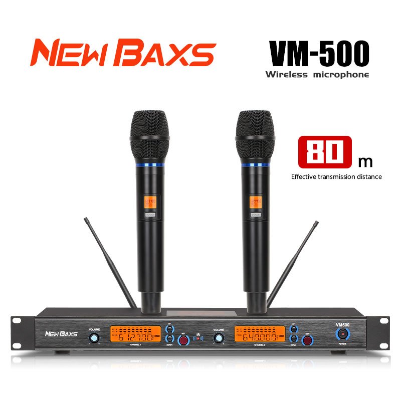 NEW BAXS VM500 มืออาชีพไมโครโฟนความถี่สูงพิเศษไมโครโฟนร้องเพลงแบบใช้มือ ...