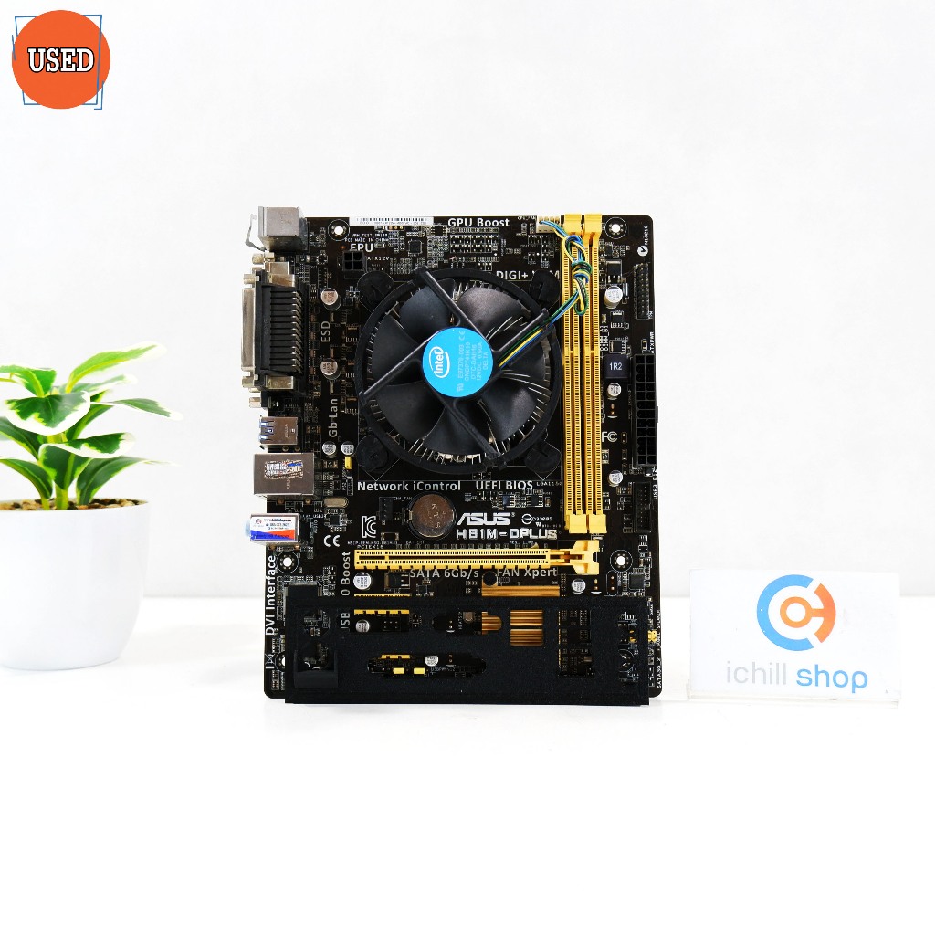 ชุดซีพียูพร้อมเมนบอร์ด CPU : INTEL CORE I5-4440 + MB : ASUS H81M-D PLUS ...