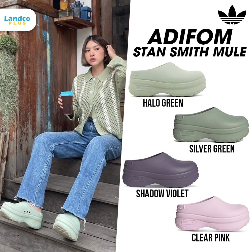 Adidas Collection รองเท้าแตะ รองเท้าแฟชั่น W Adifom Stan Smith Mule ...