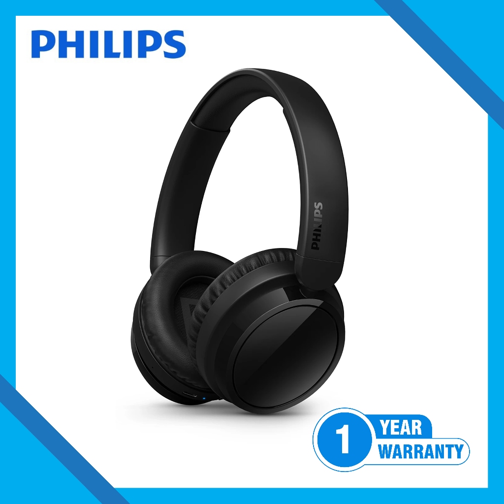 Philips Over-ear wireless headphones 5000 series TAH5209BK/00 | Shopee ...