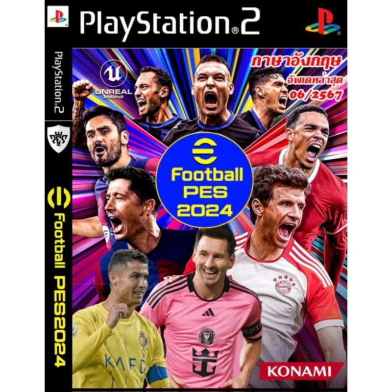 แผ่นเกมส์Ps2 เกมส์บอล Pes2024 ย้ายทีมครบ🔥อัพเดทล่าสุดภาษาอังกฤษ(ปลายทางได้) | Shopee Thailand