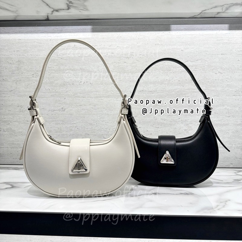 กระเป๋า Charles & Keith รุ่น Trice Metallic Accent Belted Shoulder Bag ...