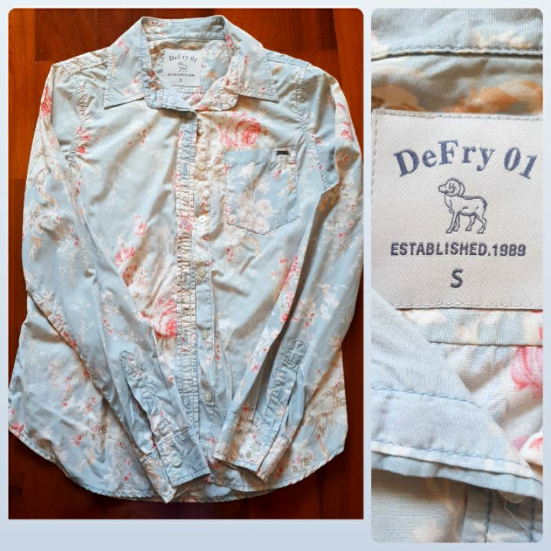 เสื้อเชิ้ตลายดอกไม้ DeFry 01 สวย | Shopee Thailand