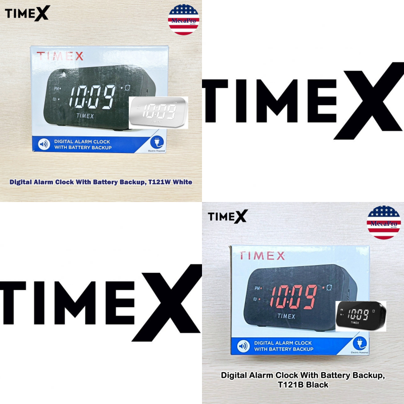 Timex® Digital Alarm Clock With Battery Backup นาฬิกาปลุก แบบดิจิตอล ...