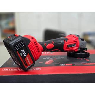 ชุดคอมโบ้ไร้สาย 20V Brushless Motor สว่านกระแทก 3ระบบ & เจียร์ 4นิ้ว ยี่ห้อ BURKIN By ROWEL รุ่น ...