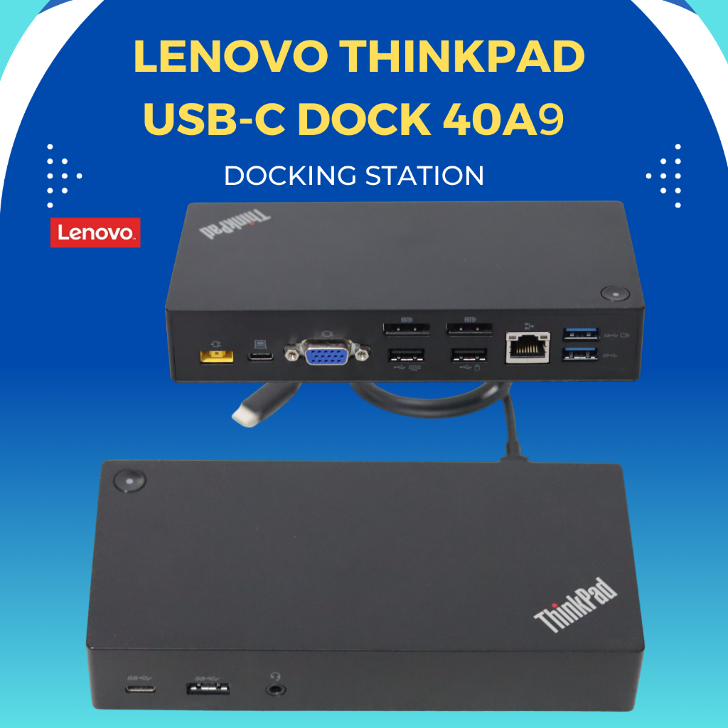 Lenovo ThinkPad USB-C Dock 40A9 Docking Station (ด็อกกิ้งสเตชั่น ...