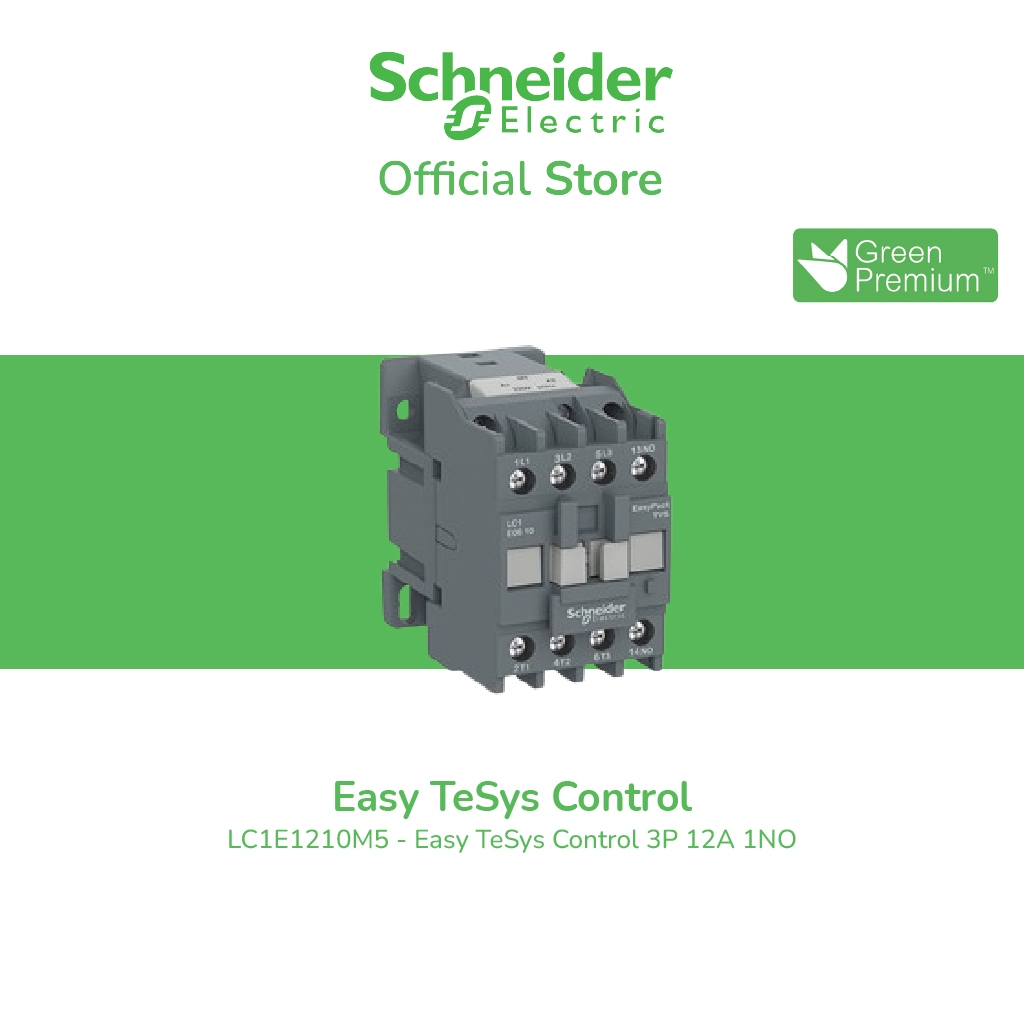 Schneider Electric Contactor,รุ่น EasyPact TVS,3P(3NO),AC-3,