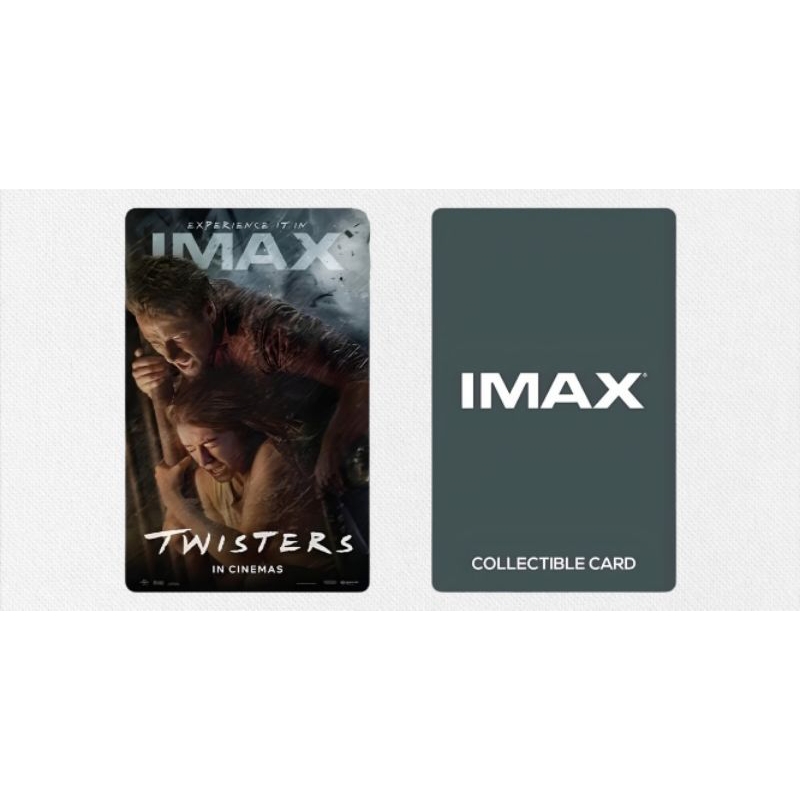 บัตรสะสม บัตรแข็ง IMAX Collectible Card Twisters ทวิสเตอร์ ลิขสิทธิ์แท้ ...