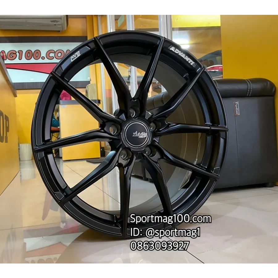 ล้อแม็กซ์ Advanti DST N965 สีดำด้าน 8-18นิ้ว 5รู114 ET35 [19517 ...