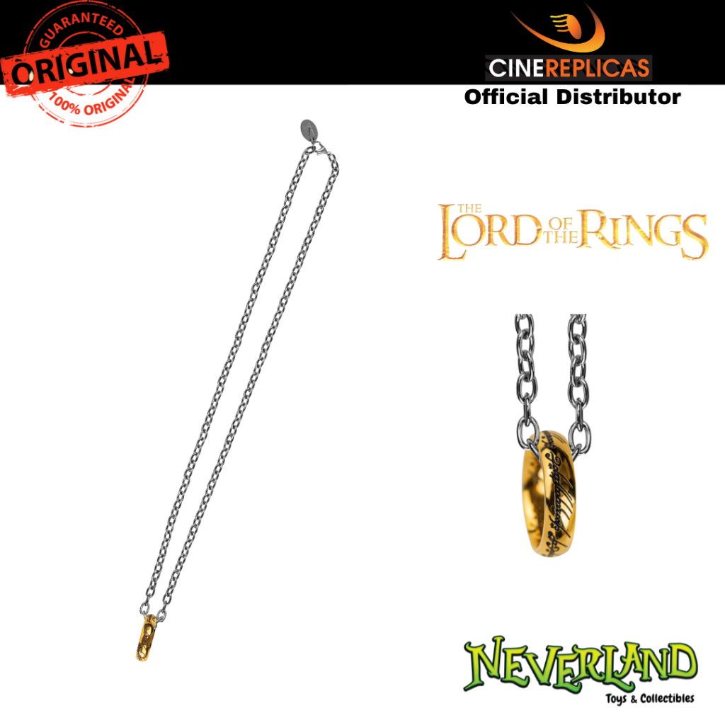 (Cinereplicas) The Lord Of The Rings The One Ring Necklace Wizarding ...