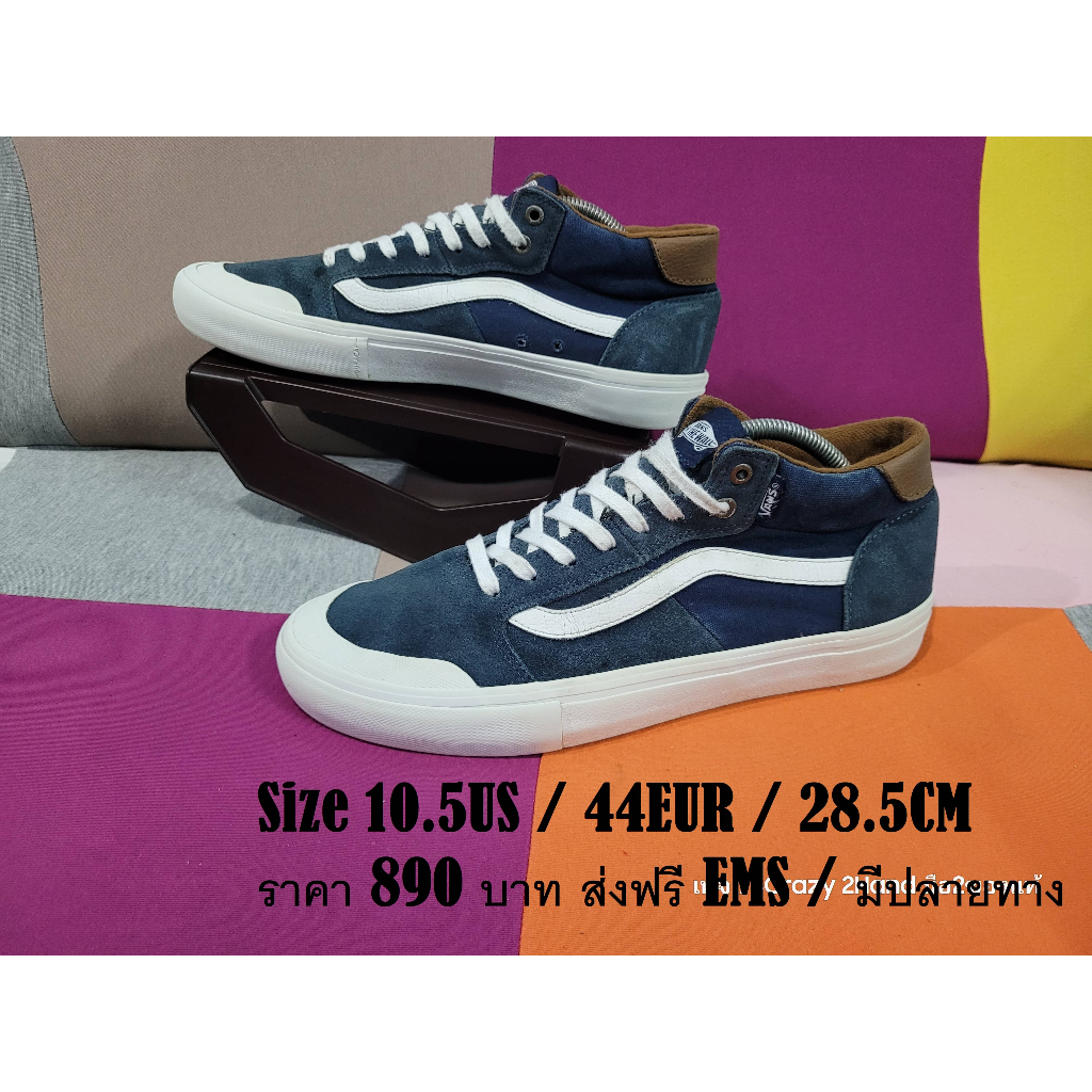 Vans Style 112 Mid Pro Navy White Size 10.5US / 44EUR / 28.5CM รองเท้า ...