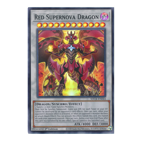 [YU-GI-OH! - HC01-JP026] การ์ดยูกิ スカーレッド・スーパーノヴァ・ドラゴン / Red Supernova Dragon | Shopee Thailand