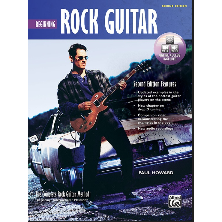 Alfred Rock Guitar Method: Beginning Rock Guitar BK/Audio Online (2nd ...