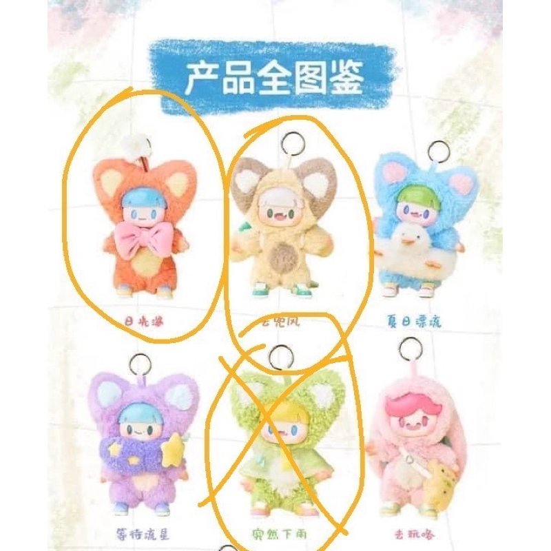 พร้อมส่งในไทย พวงกุญแจ Adou colorful life V.2 แท้ใหม่ เช็คการ์ด ...