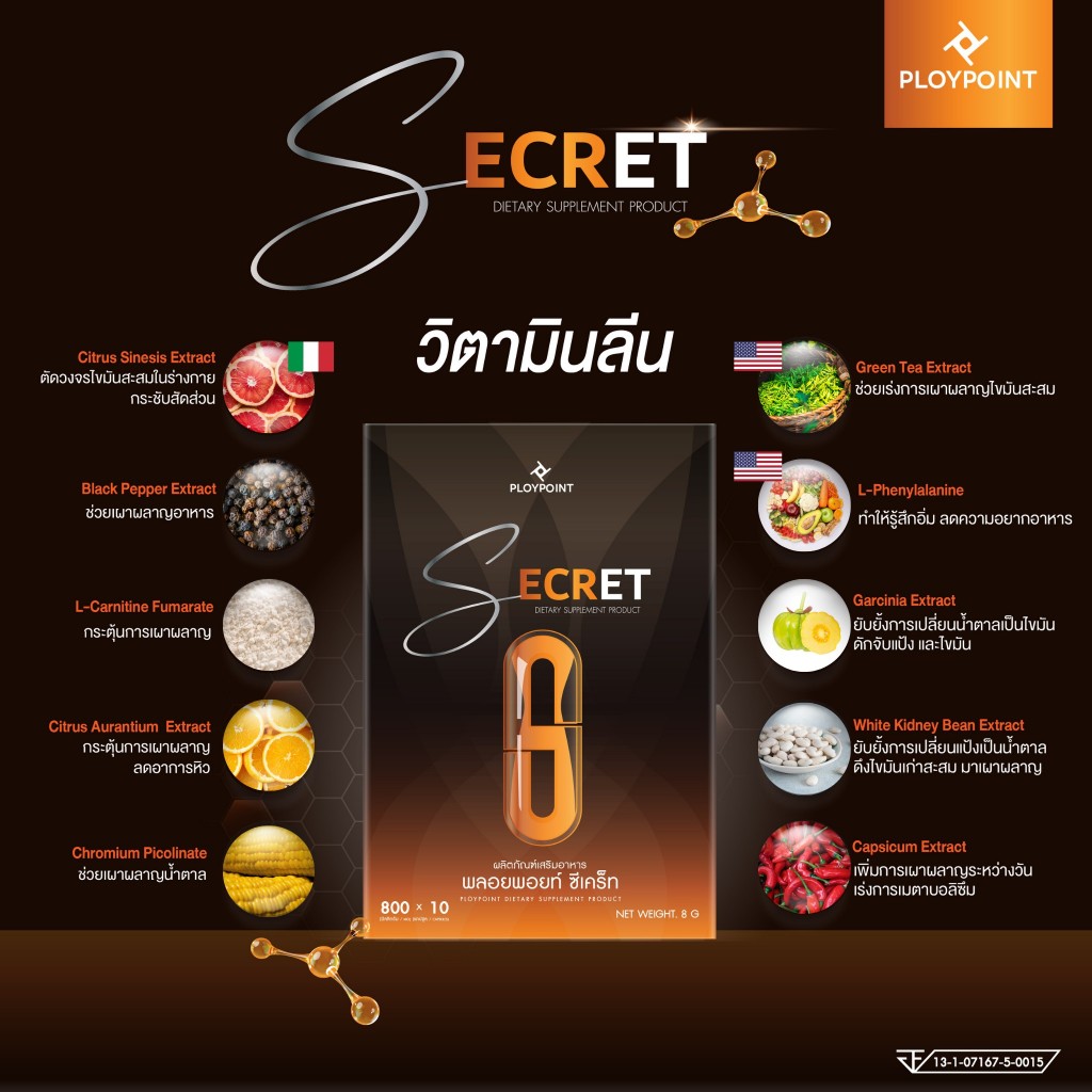 Ploypoint Secret วิตามินลีน | Shopee Thailand
