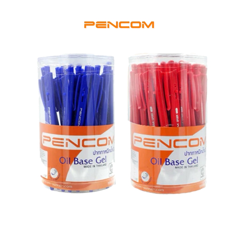 ปากกาลูกลื่น เพ็นคอม 1 มม รุ่น Cps02 50 ด้าม Shopee Thailand 9719