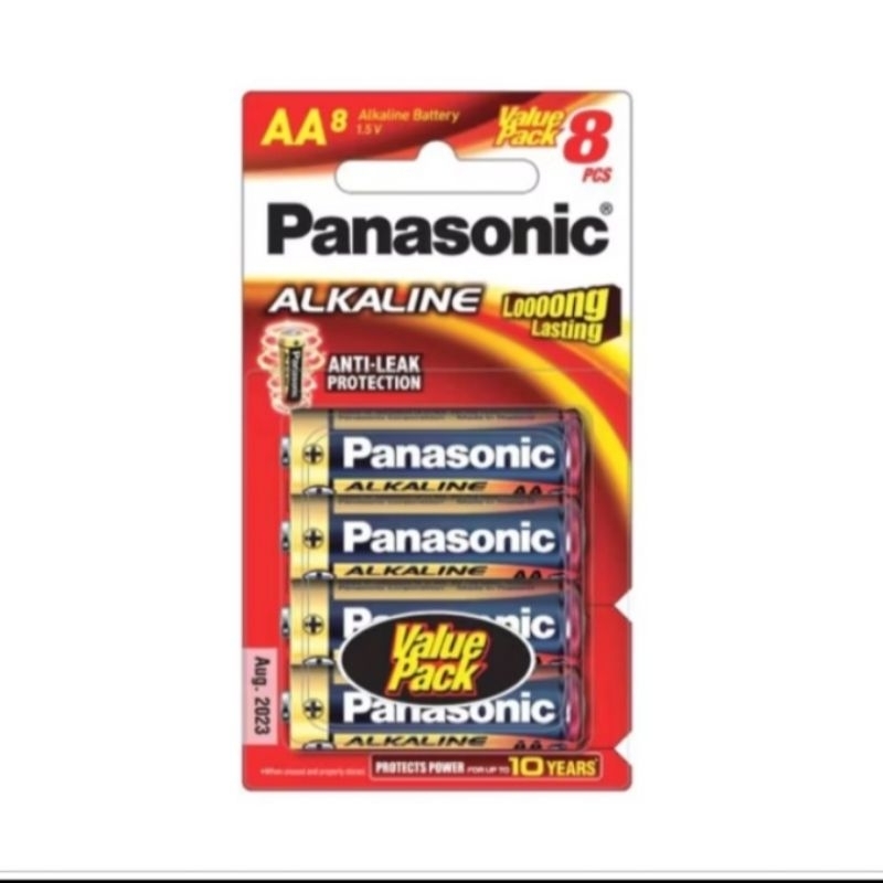 2A,3A(1×8) 1กล่อง48ก้อน ถ่านอัลคไลน์ พานาโซนิค Panasonic Alkaline ...