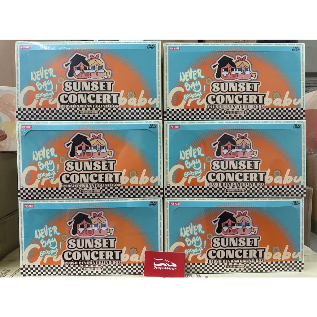 [พร้อมส่ง] CRYBABY Sunset Concert Series-Plush Pendant Blind Box Whole ...