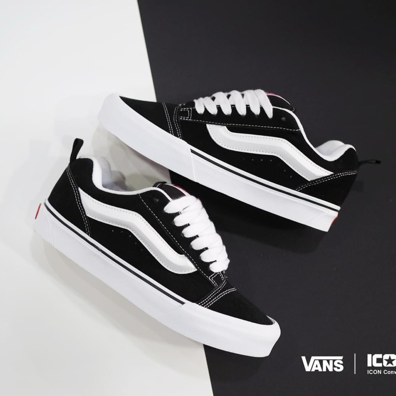 VANS KNU SKOOL - BLACK / TRUE WHITE I สินค้าแท้พร้อมถุง Shop I ICON ...