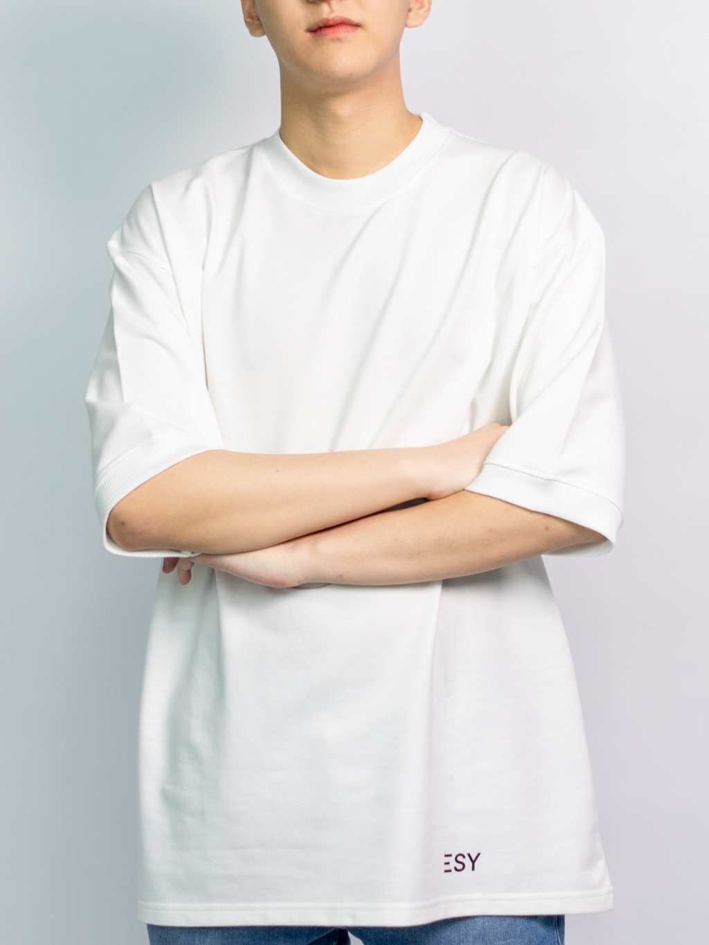 ESY เสื้อOversize แขนจั๊ม ทรงสวย เก็บพุง เนื้อผ้าเกรดPremium รุ่น:ESY ...